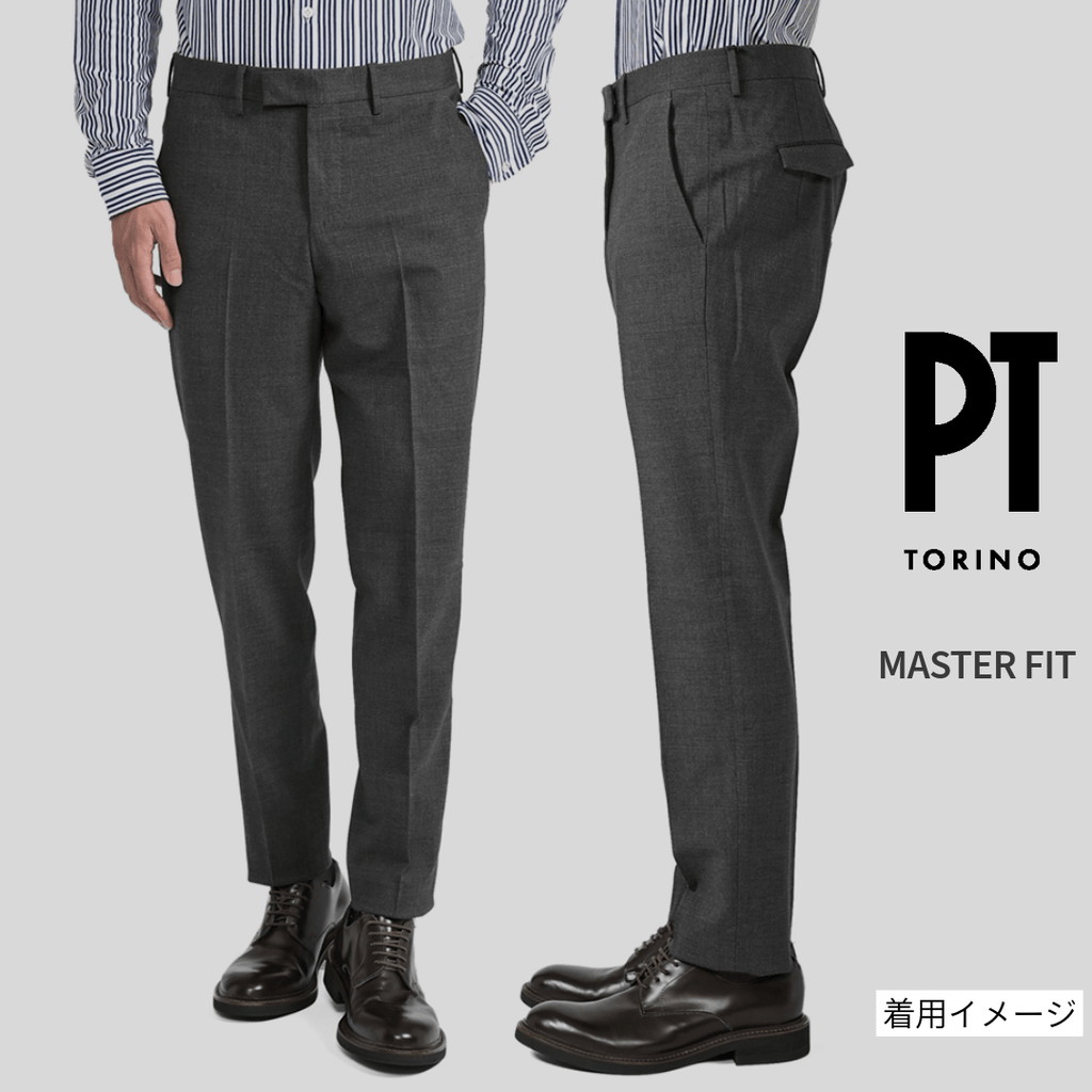 SALE｜PT TORINO ピーティートリノ / Active MASTER FIT ストレッチコットンナイロンチノ ワンタックイージー ...